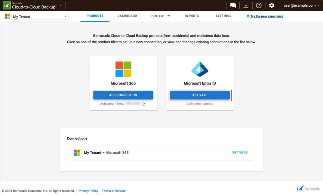 How to Activate Cloud-to-Cloud Backup | Barracuda Campus